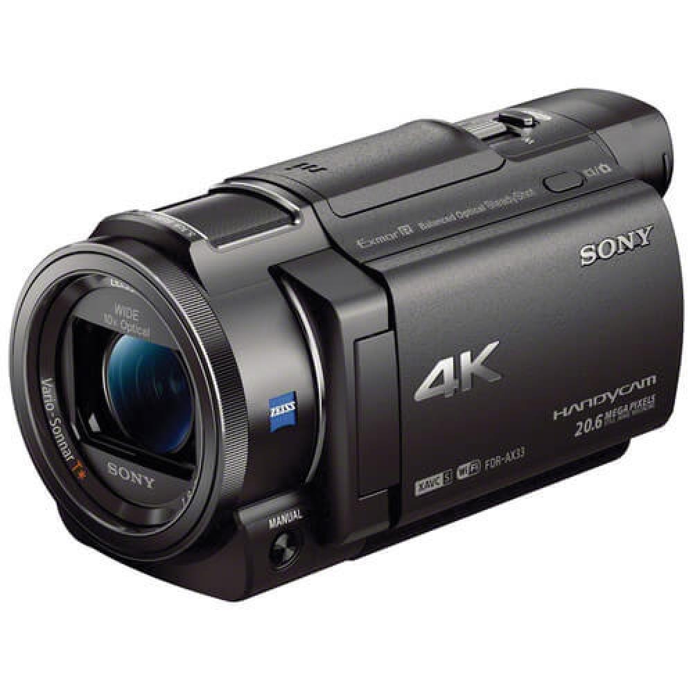 Sony AX33 Exmor R CMOS Sensörlü 4K Handycam | babatasfoto.com